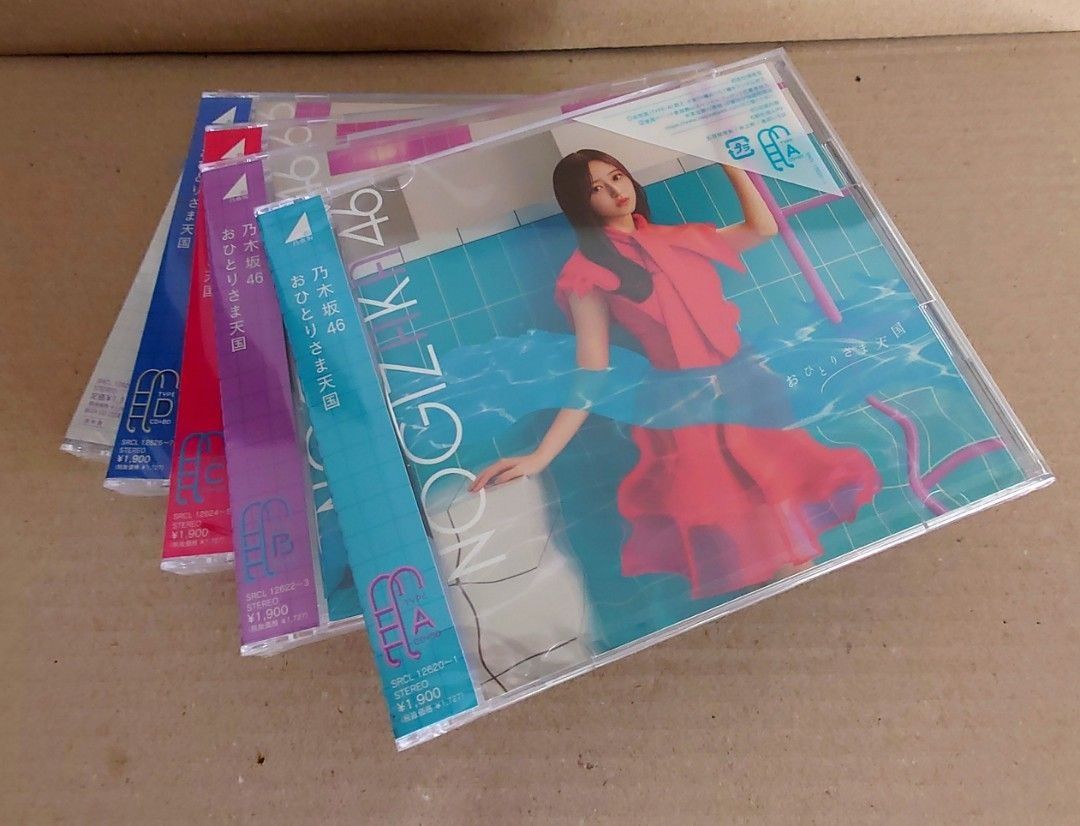 包順豐 現貨 只有一套 7net 限定 送 11張 特典生寫真 CD + Bluray TypeA-D 通常盤 5套 FULL SET 乃木坂46 33rd Single おひとりさま天国 全 ...