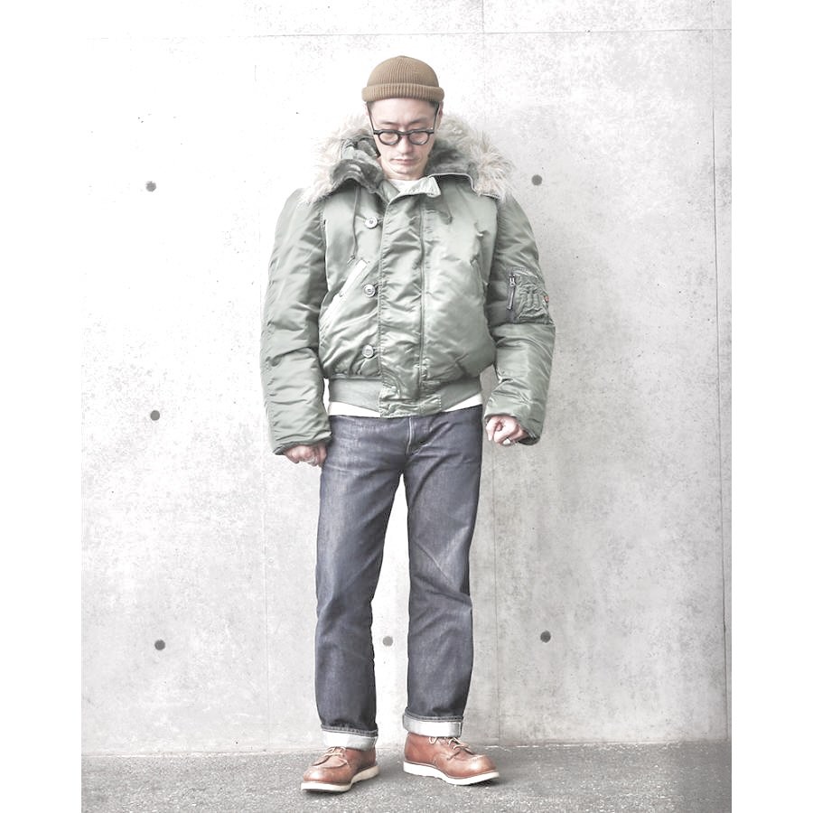 Alpha industries made in USA original N2b parka jaket vespa liam ...