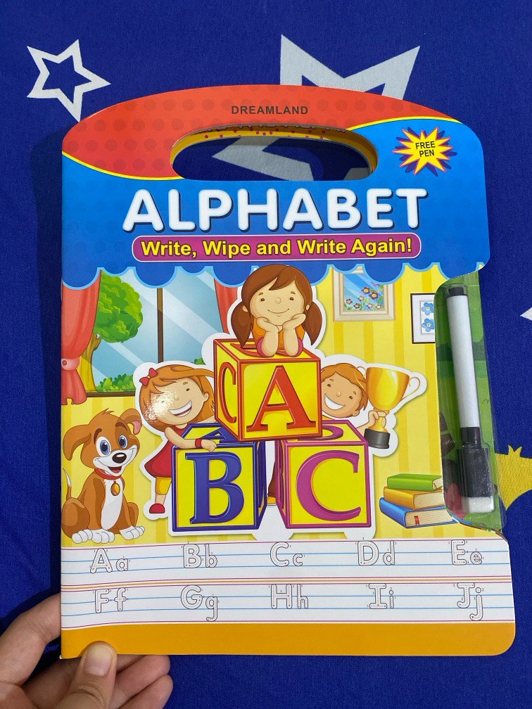 ALPHABET (Write, Wipe and Write Again!), Hobbies & Toys, Books ...