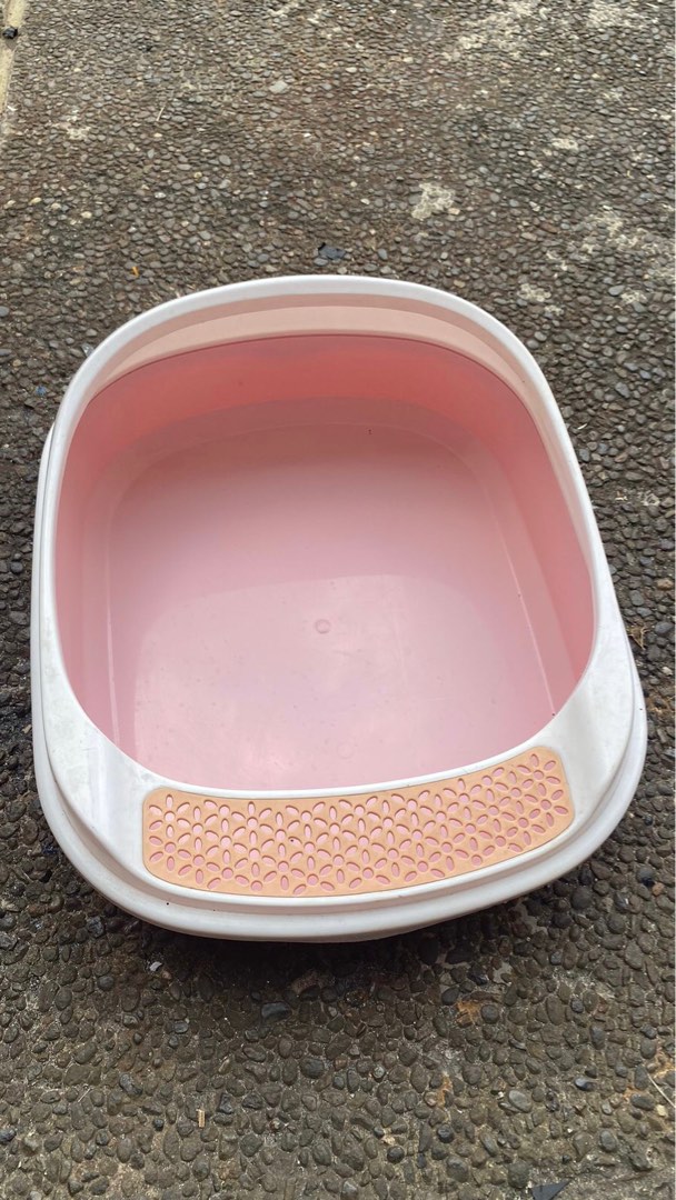 Bak Pasir Kucing / Litter Box Kucing, Perlengkapan Hewan, Aksesoris ...
