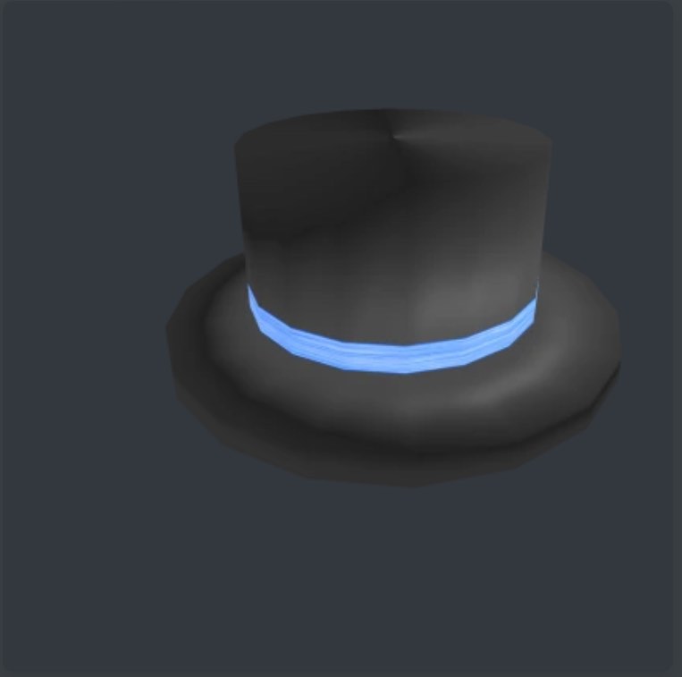 Blue Banded Top Hat Roblox Limited, Video Gaming, Gaming Accessories ...