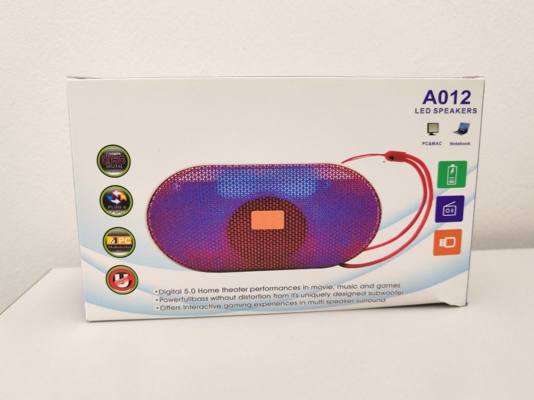 Bluetooth LED Speaker A012, Audio, Soundbars, Speakers & Amplifiers on Carousell