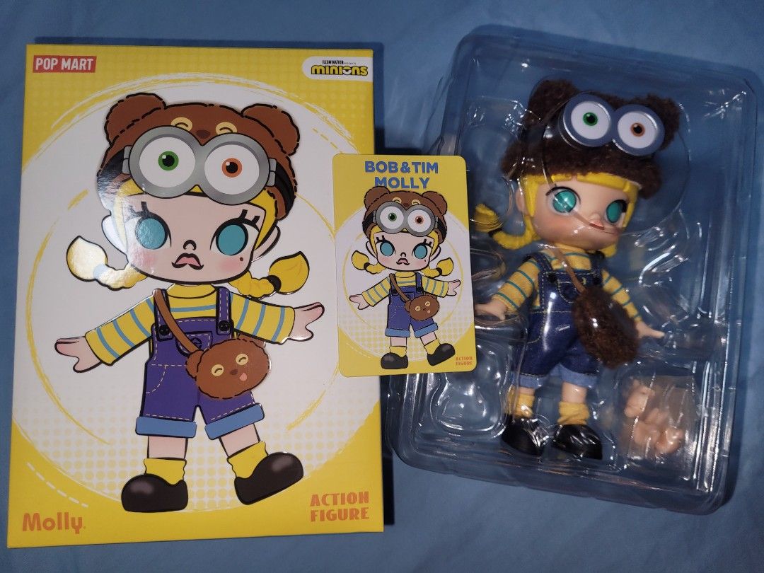 Bob &Tim Molly action figure Minions Popmart, Hobbies & Toys, Toys ...