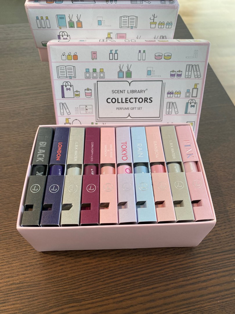 Brand new set of 10 authentic Scent library perfume 2ml each, Beauty ...
