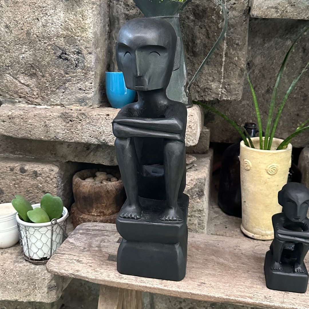 Bulul bulol rice wooden sculpture, Looking For on Carousell