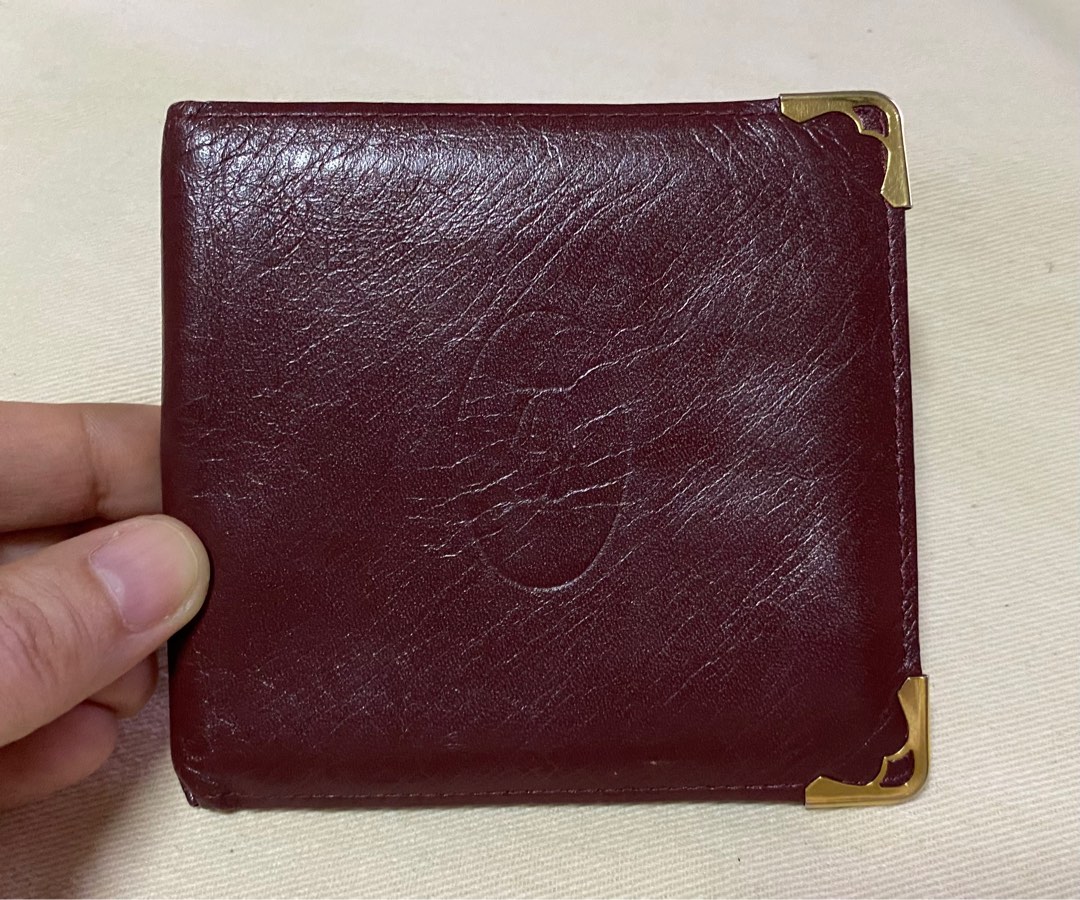 Cartier Bifold Coin-ID Wallet, Luxury, Bags & Wallets on Carousell