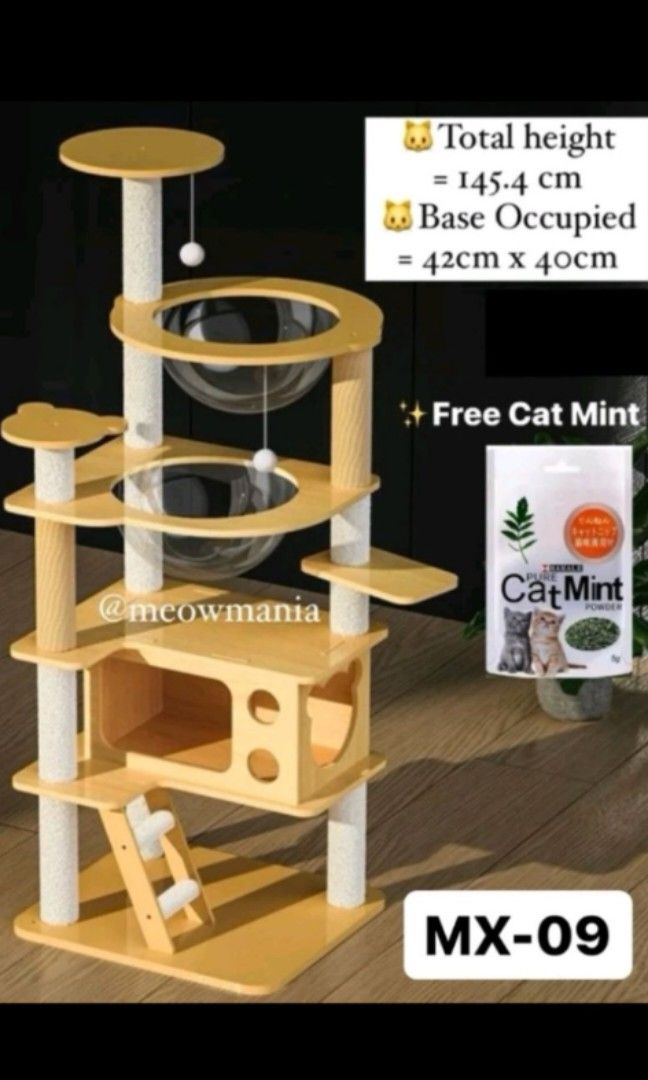 cat tree tak pakai kucing sy tak minat, Pet Supplies, Homes & Other Pet ...