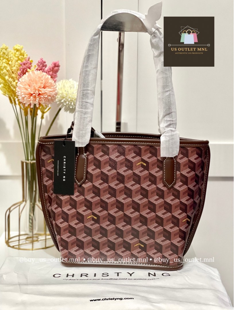CHRISTY NG: MINI RUSSO TOTE IN BROWN, Women's Fashion, Bags & Wallets ...