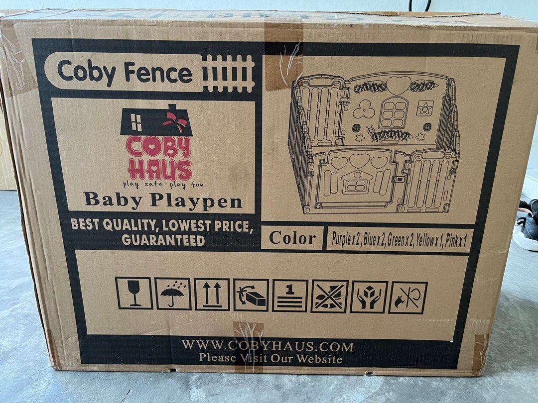 Coby fence, Babies & Kids, Infant Playtime on Carousell