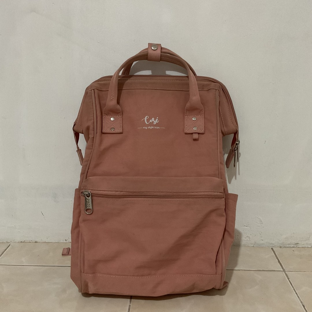 COSÉ backpack in nude pink, Women's Fashion, Bags & Wallets, Backpacks ...