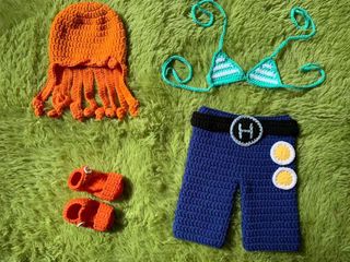 Crochet NAMI one piece costume, Babies & Kids, Babies & Kids Fashion on ...