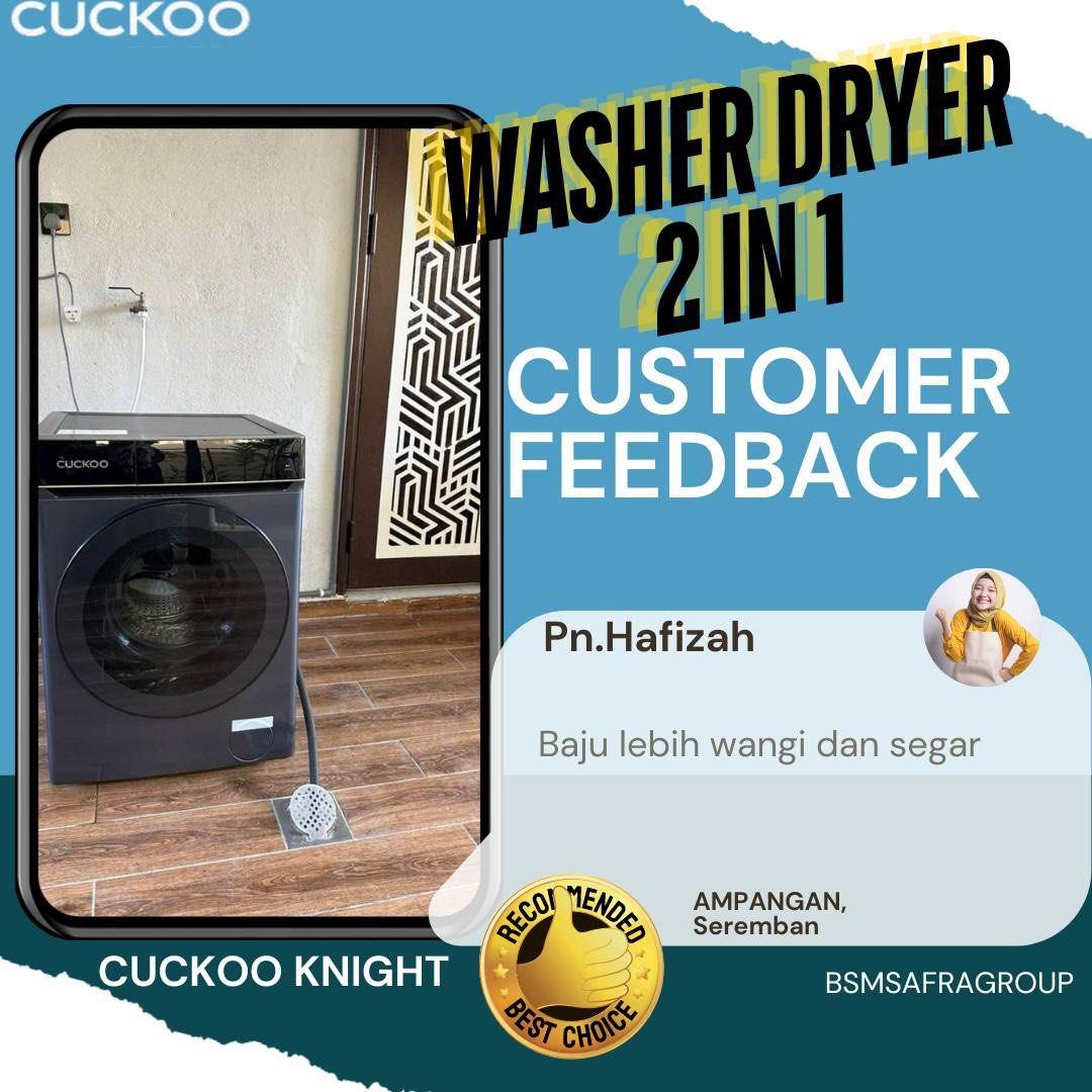 Cuckoo Knight Washer + Dryer, TV & Home Appliances, Washing Machines ...