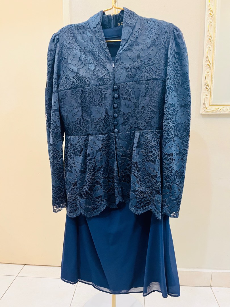 Eliena Kurung by SCMA, Women's Fashion, Muslimah Fashion, Baju Kurung ...