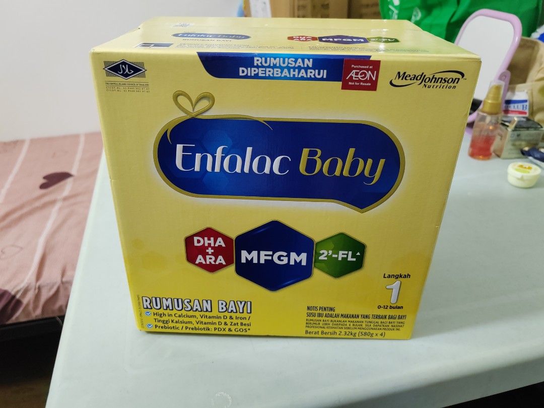 Enfalac Formula Milk Step 1 (2.32kg), Babies & Kids, Nursing & Feeding ...