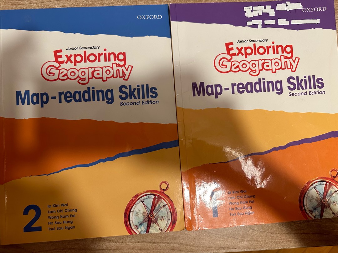 Exploring Geography Map-reading Skills 1+2, 興趣及遊戲, 書本 & 文具, 教科書 - Carousell