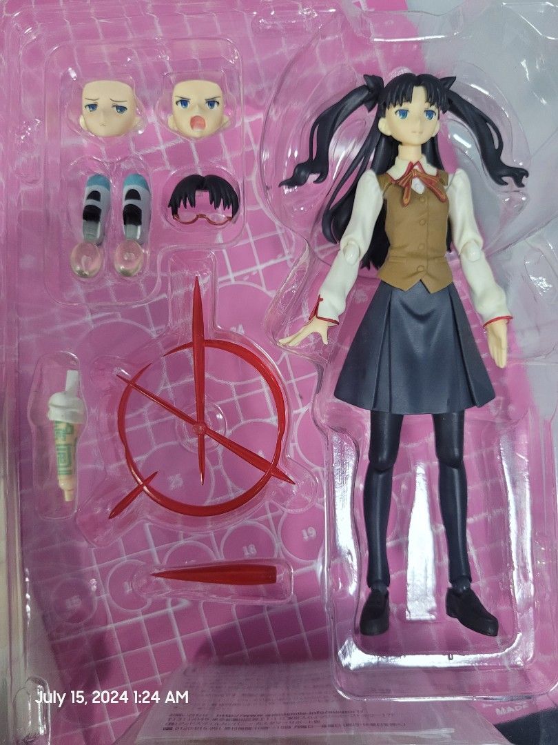 Figma 257 Tohsaka Rin 2.0, Hobbies & Toys, Toys & Games on Carousell
