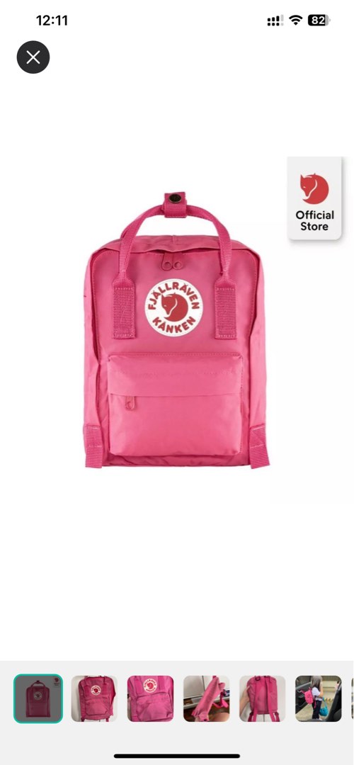 Fjallraven Kanken Mini Backpack - Pink Flamingo, Women's Fashion, Bags ...