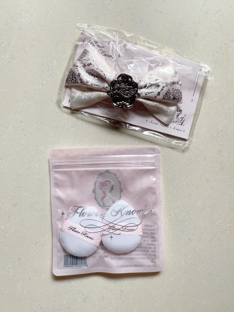 Flower Knows Puffs & Hair clip, Beauty & Personal Care, Face, Makeup on ...