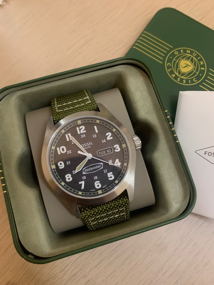 Fossil Solar Defender Men Watch, Men's Fashion, Watches & Accessories ...