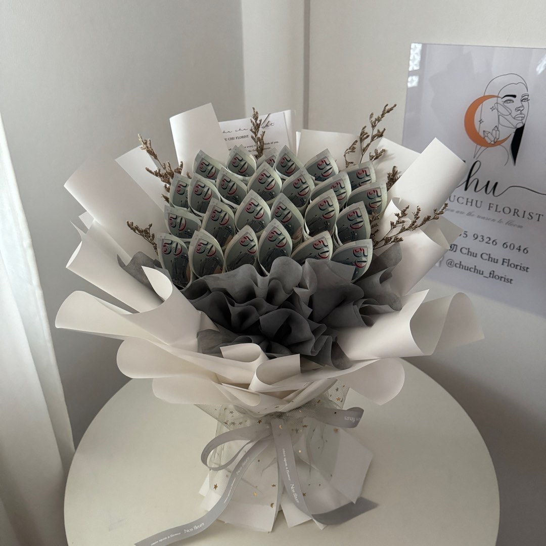 🚚FREE DELIVERY‼️🌹Money Bouquet Cash Money Cash Notes Bouquet Birthday ...