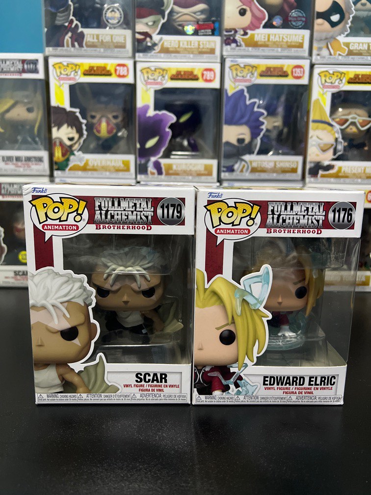 Fullmetal Alchemist Brotherhood Funko Pop - Scar and Edward, Hobbies ...