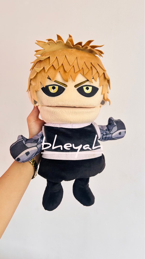 GENOS - One Punch Man Anime Manga Plush Hand Puppet, Hobbies & Toys ...