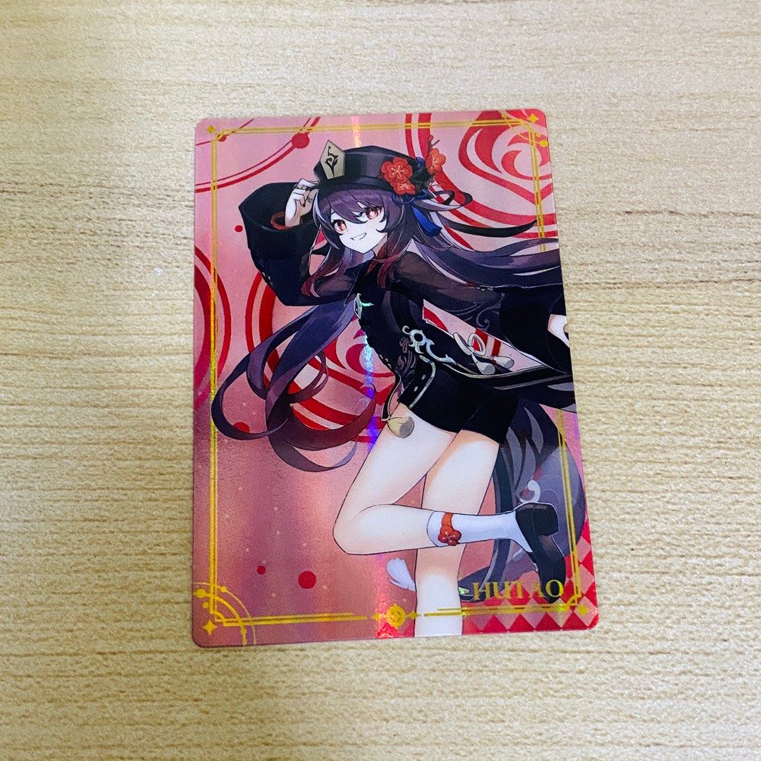 genshin impact hu tao card, Hobbies & Toys, Toys & Games on Carousell