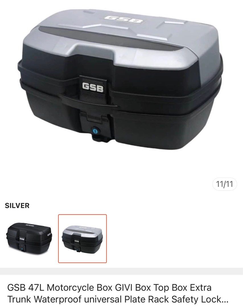 Gsb box motor 47L, Auto Accessories on Carousell