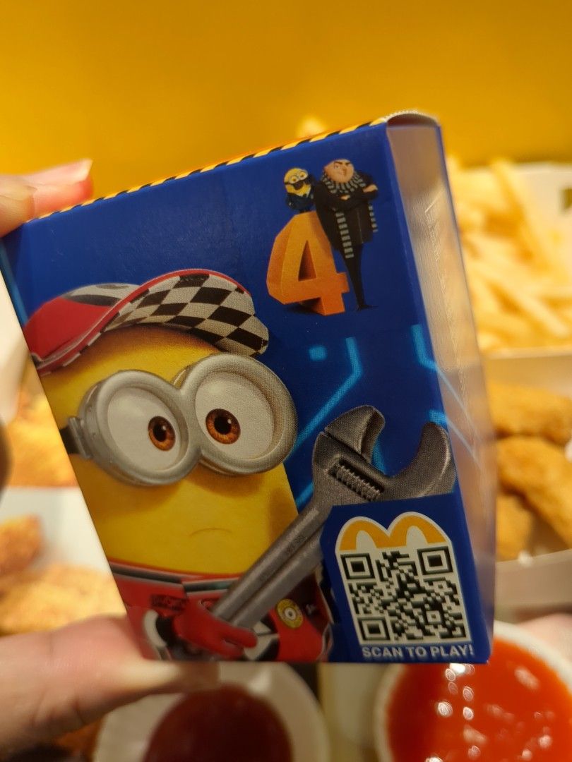 Happy Meal Toy Despicable Me 4 Pit Crew Ron & Mega Tim, Hobbies & Toys ...