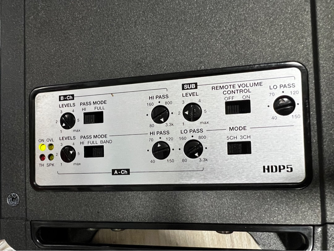 Hertz HDP 5 channel amplifier, Audio, Soundbars, Speakers & Amplifiers ...