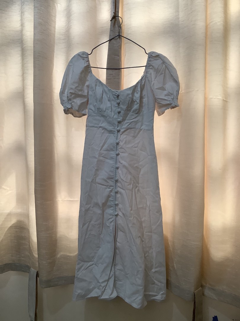 Indefeir long white dress, Women's Fashion, Dresses & Sets, Dresses on ...