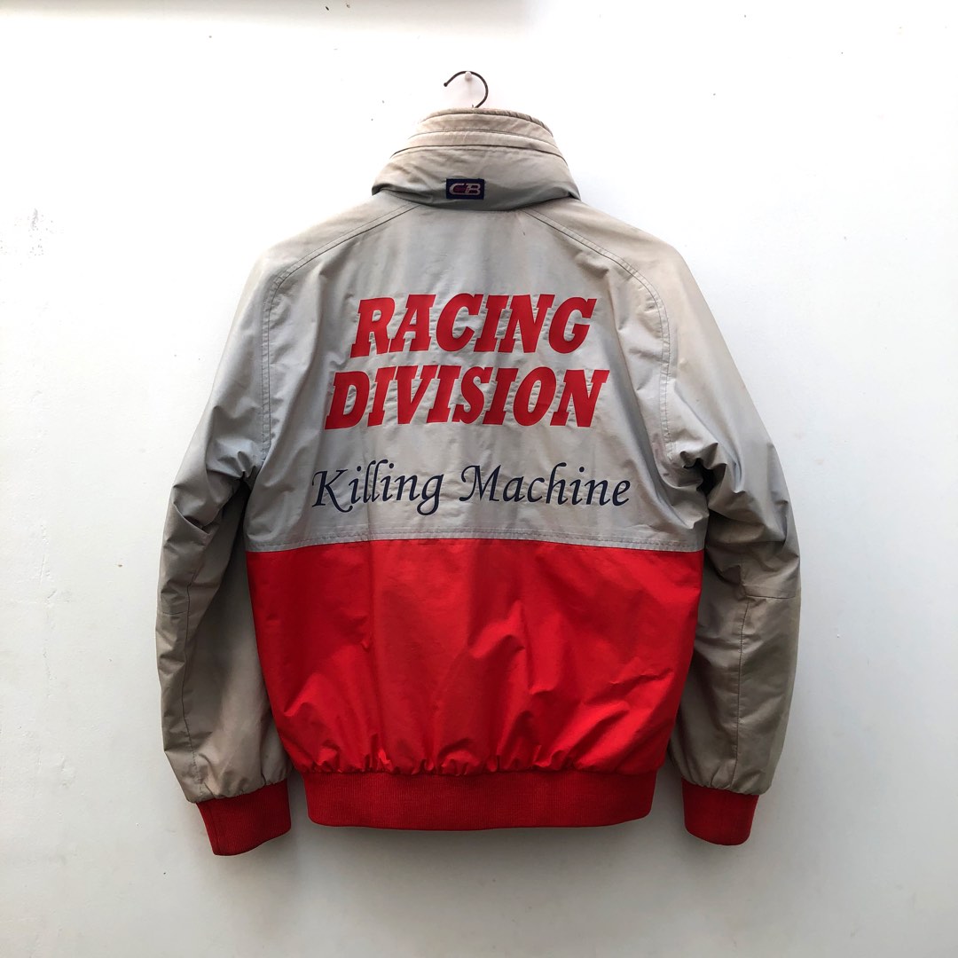Jaket Racing CB Sports Demand Vintage Bomber, Fesyen Pria, Pakaian ...