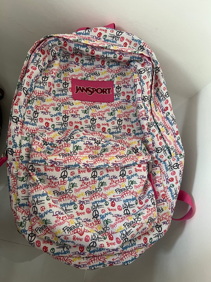 JANSPORT original pink backpack (rare collection), Women's Fashion ...