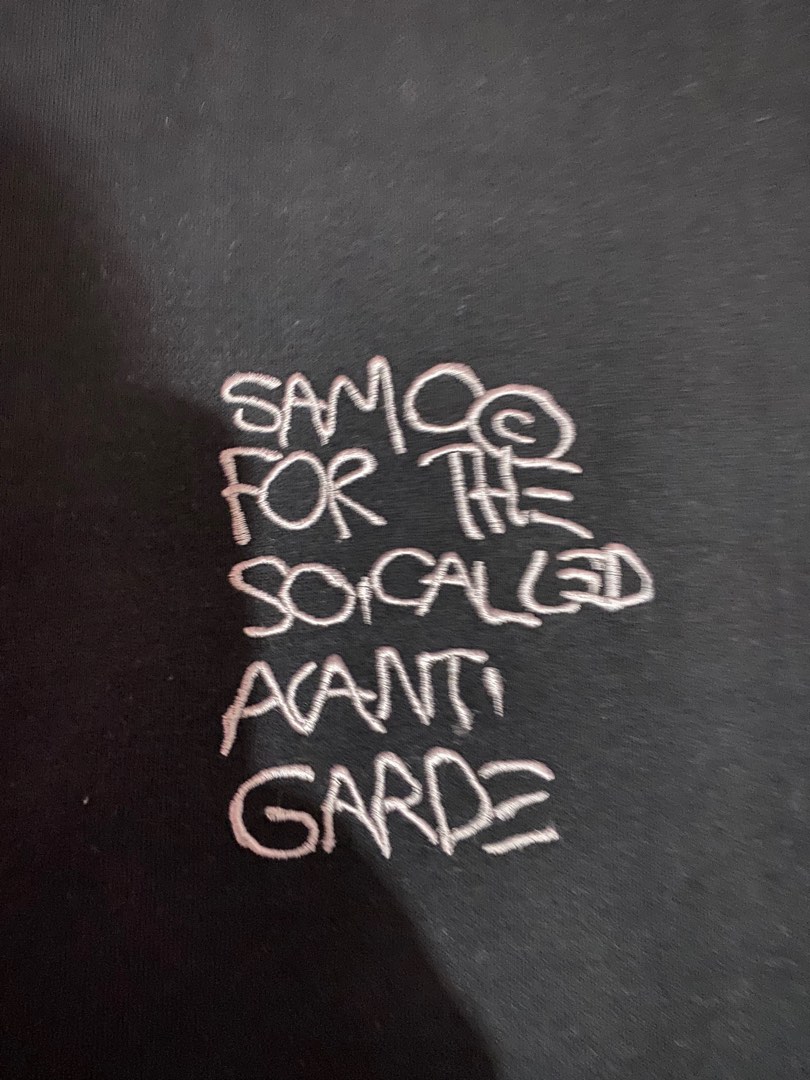 Jean Michel Basquiat samo for the so called avant garde t shirt, Fesyen ...