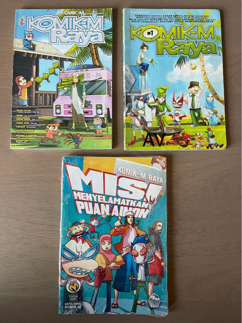 Jualan Karya Artis-Artis Komik M Raya (Tembakau, Azhar Abdullah, Poyo ...