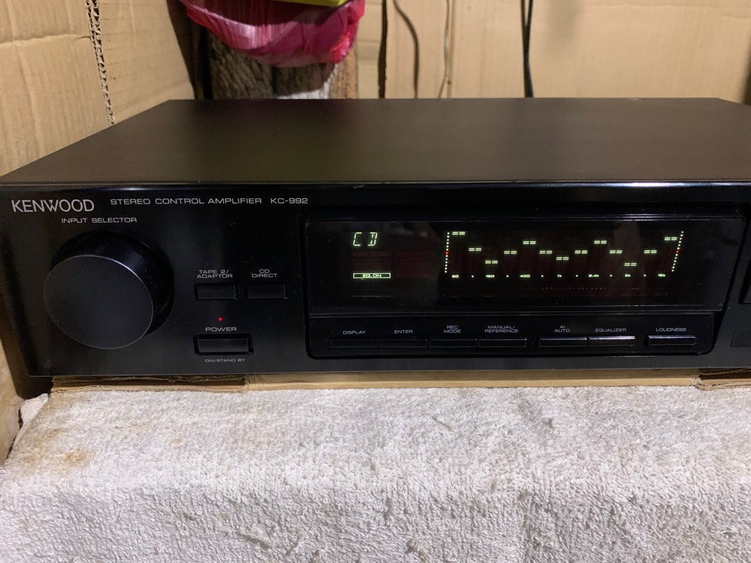 KENWOOD STEREO CONTROL AMPLIFIER KC-992 AC 120 VOLTS 60 HZ 20 WATTS ...