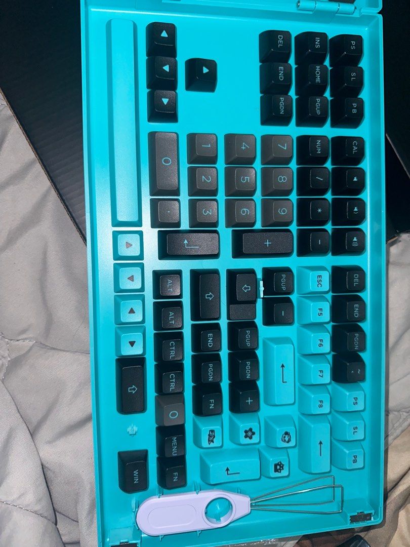 Keychron Q1 QMK 75% Custom Mechanical Keyboard FULLY ASSEMBLY Navy Blue ...