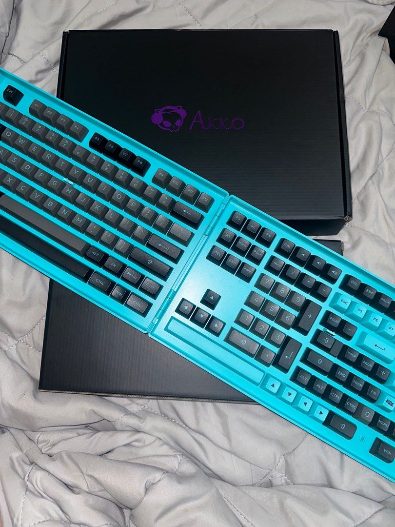 Keychron Q1 QMK 75% Custom Mechanical Keyboard FULLY ASSEMBLY Navy Blue ...