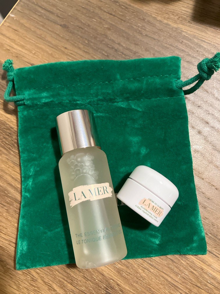 La mer sample連袋 面霜+爽膚水, 美容＆個人護理, 健康及美容 - 皮膚護理, 面部 - 面部護理 - Carousell