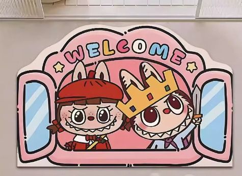 LABUBU Floor Mat, Furniture & Home Living, Bathroom & Kitchen ...