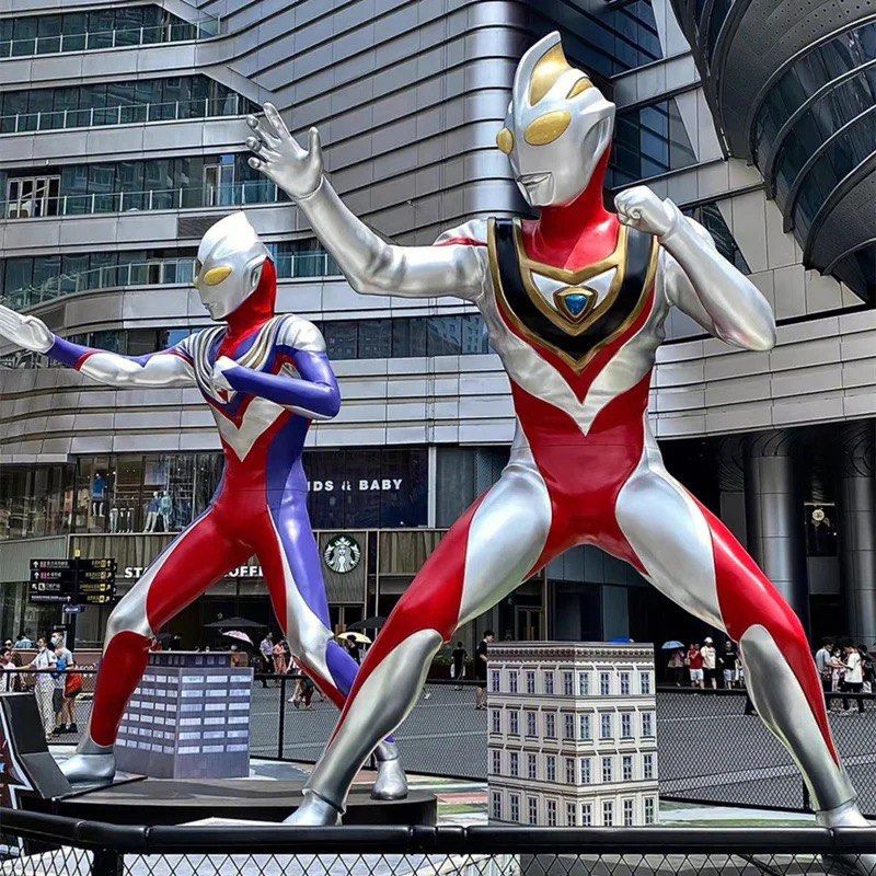 Life Size Ultraman Anime Cartoon Figure Statue Sculpture High Quality ...