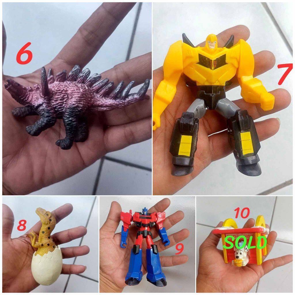 Mainan Happy Meal McDonalds McD KFC Burger King Hokben A&W Preloved Second Murah, Toys ...