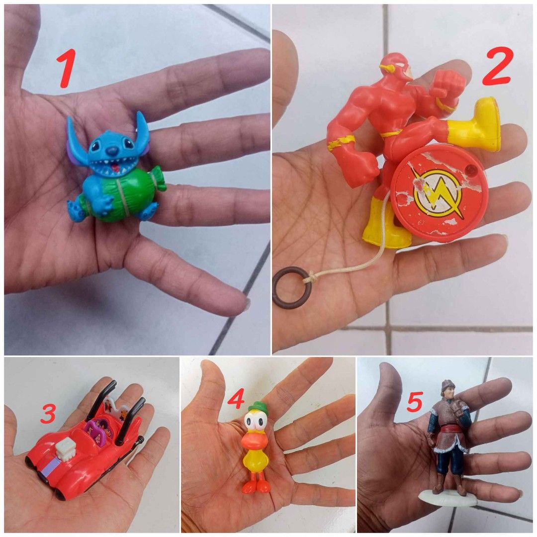 Mainan Happy Meal McDonalds McD KFC Burger King Hokben A&W Preloved Second Murah, Toys ...