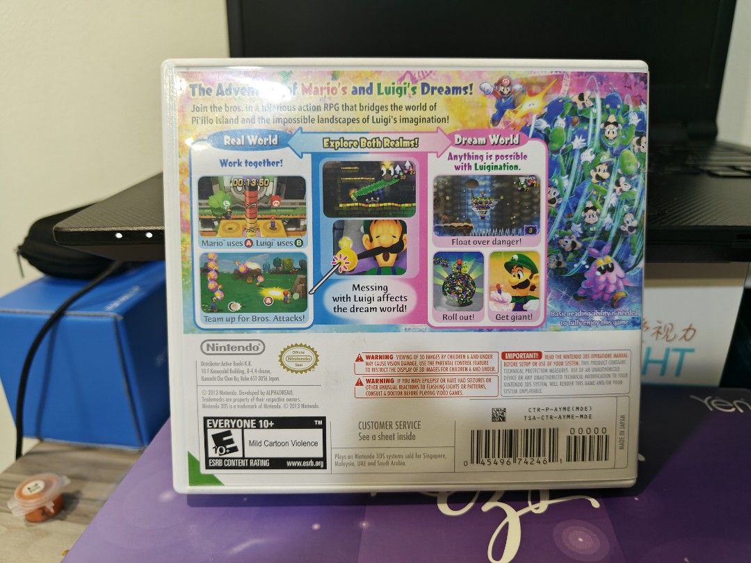 Mario and Luigi RPG: Dream Team (3DS), Video Gaming, Video Games ...