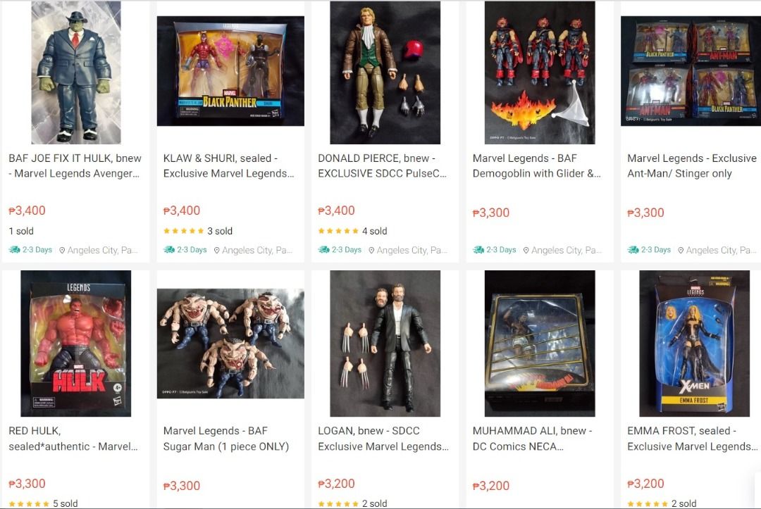 MARVEL LEGENDS 01: BAF Wendigo Wave Nightcrawler Sinister Wolverine ...