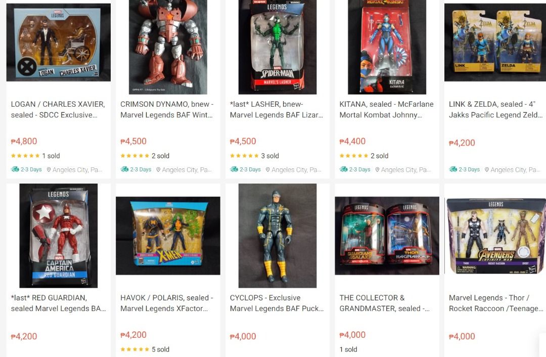 MARVEL LEGENDS 02: Toy Biz Xmen Sentinel Bases * BAF Zabu Kazar ...