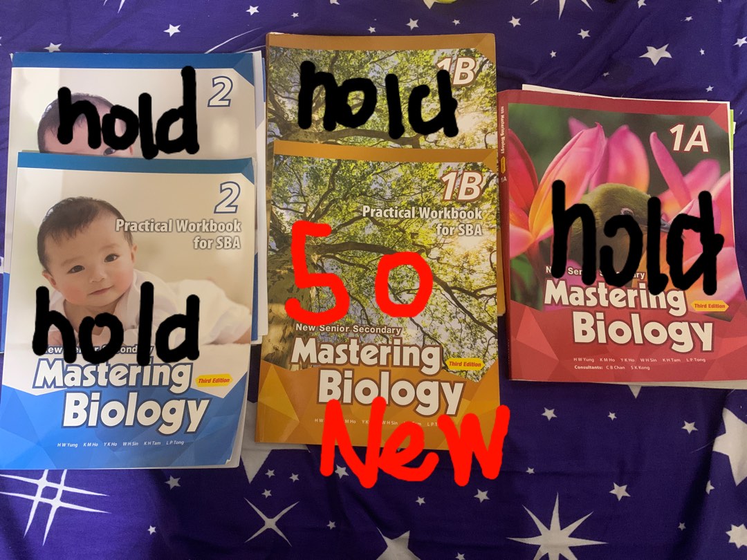 Mastering biology 1A 1B 2 +practical workbook, 興趣及遊戲, 書本 & 文具, 教科書 ...
