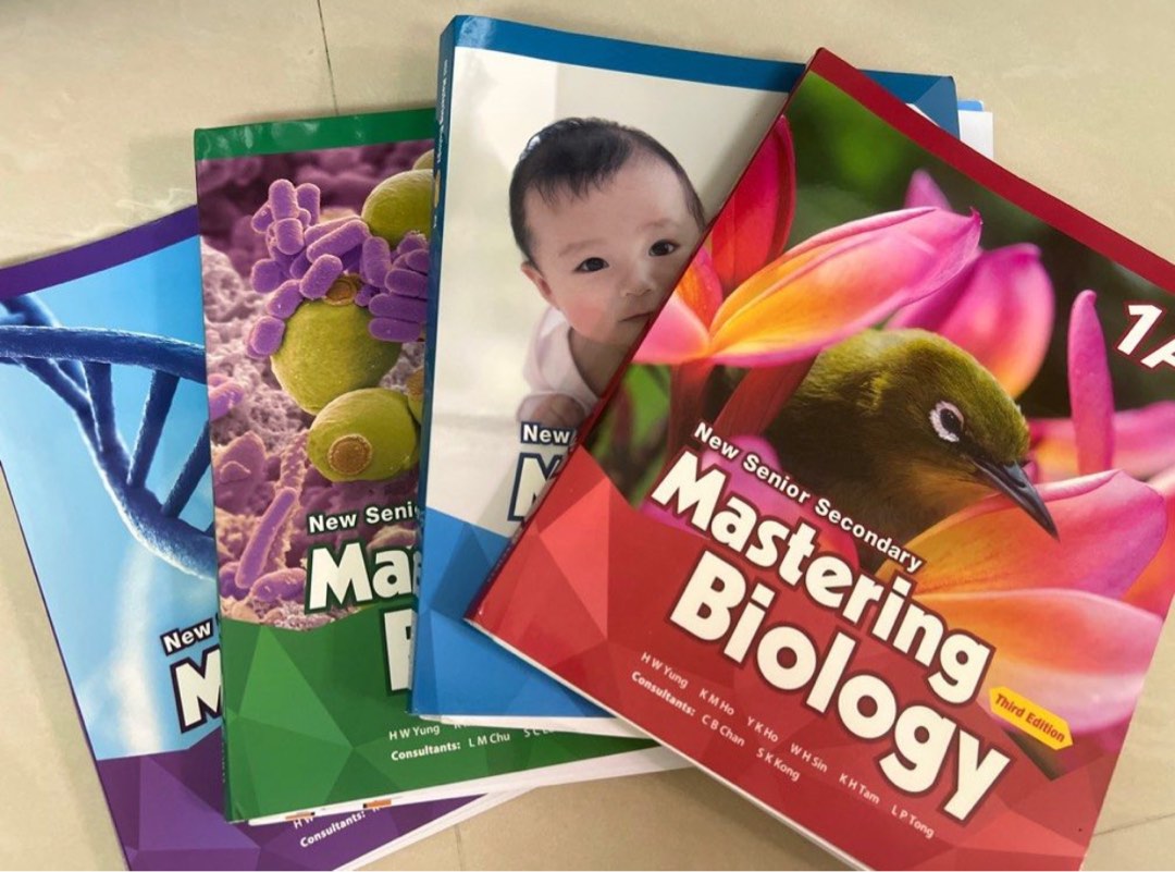 Mastering Biology third edition Book1A,3,4,e1,e2 &Workbook, 興趣及遊戲, 書本 ...