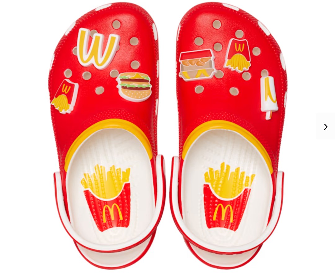 McDonalds x Crocs | McDo Crocs, Men's Fashion, Footwear, Slippers ...