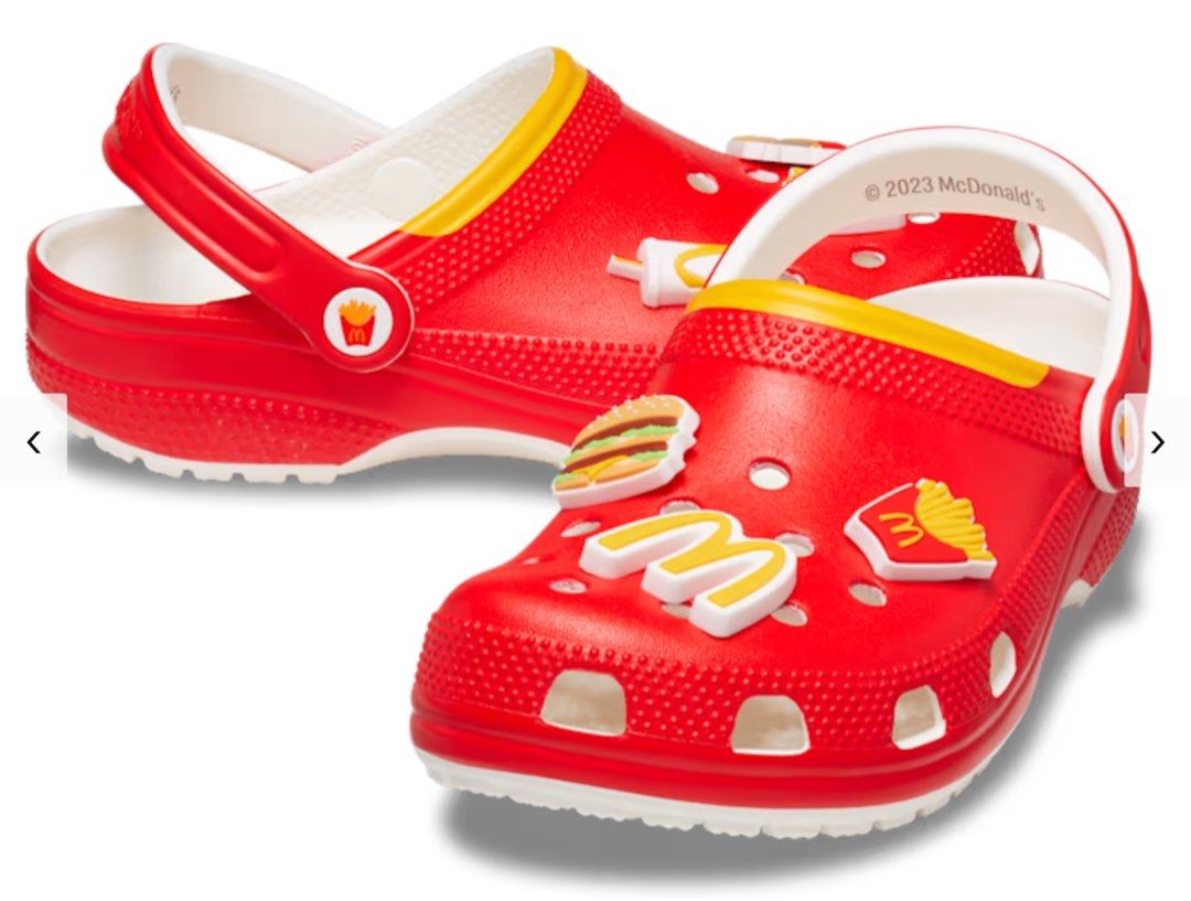 McDonalds x Crocs | McDo Crocs, Men's Fashion, Footwear, Slippers ...